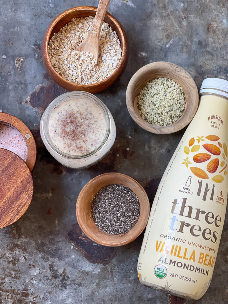GF Overnight Oats With Hemp And Chia - Marin Mama Cooks
