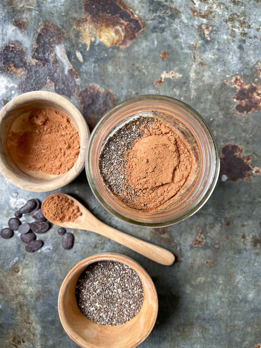 Vegan Coconut Cacao Chia Pudding - Marin Mama Cooks